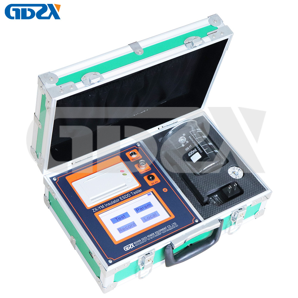 ZX-YM 컬러 LCD RUSCD 지구 단열 검사기 영어 인터페이스, ESDD 오염 클래스